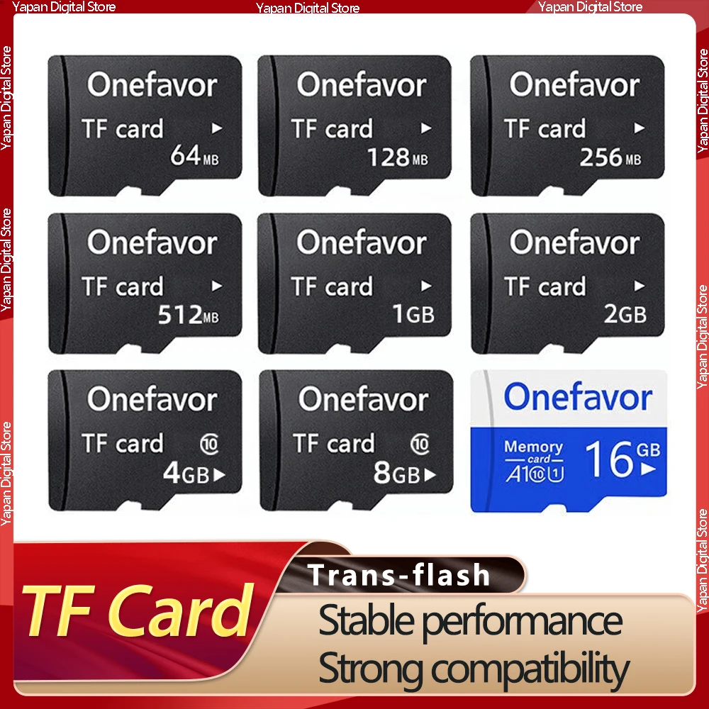 Promotion-10PCS-LOT-TF-Card-64MB-128M-256MB-512MB-1GB-2GB-4GB-8GB-Micro ...