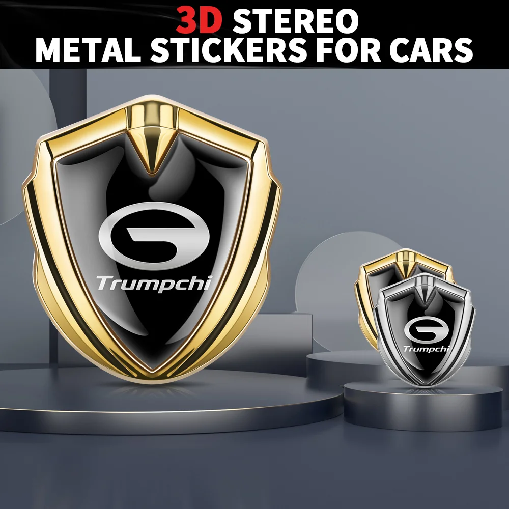 1PCS 3D Metal Car Side Fender Sticker Shield Emblem Badge Logo For ...