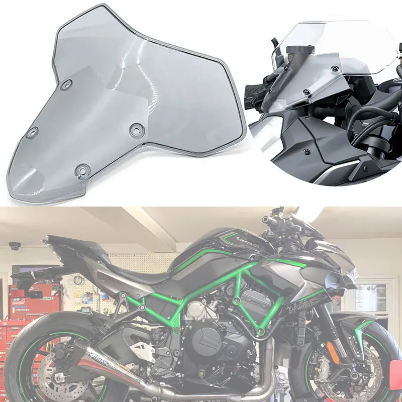 Motorcycle-Windscreen-Windshield-Wind-Screen-Shield-Airflow-Deflectors ...