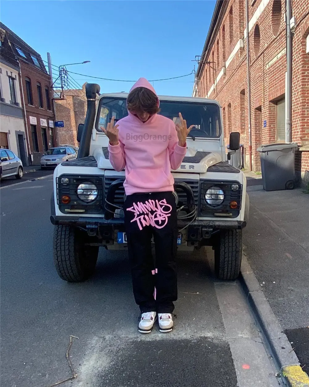 Generic Minus Two Cargo Pants Wide Leg Clothes Goth 2023 Men Ripped ...
