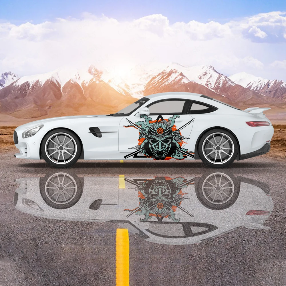 Samurai-Car-Sticker-Ghost-Paint-Japanese-Car-Sticker-Vinyl-Wrap ...