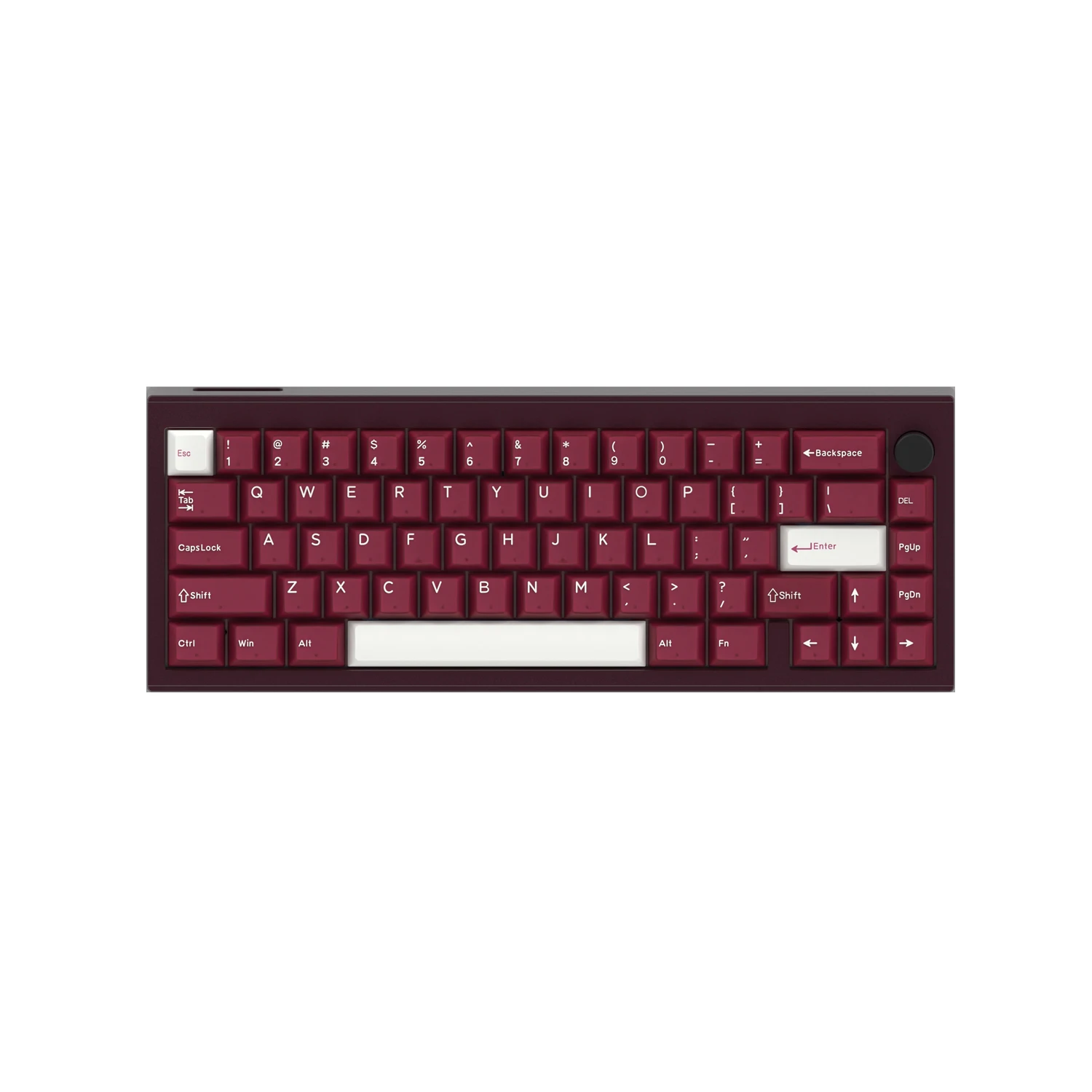 Semi transparente cereja perfil ABS Doubleshot Keycap conjunto para mx ...