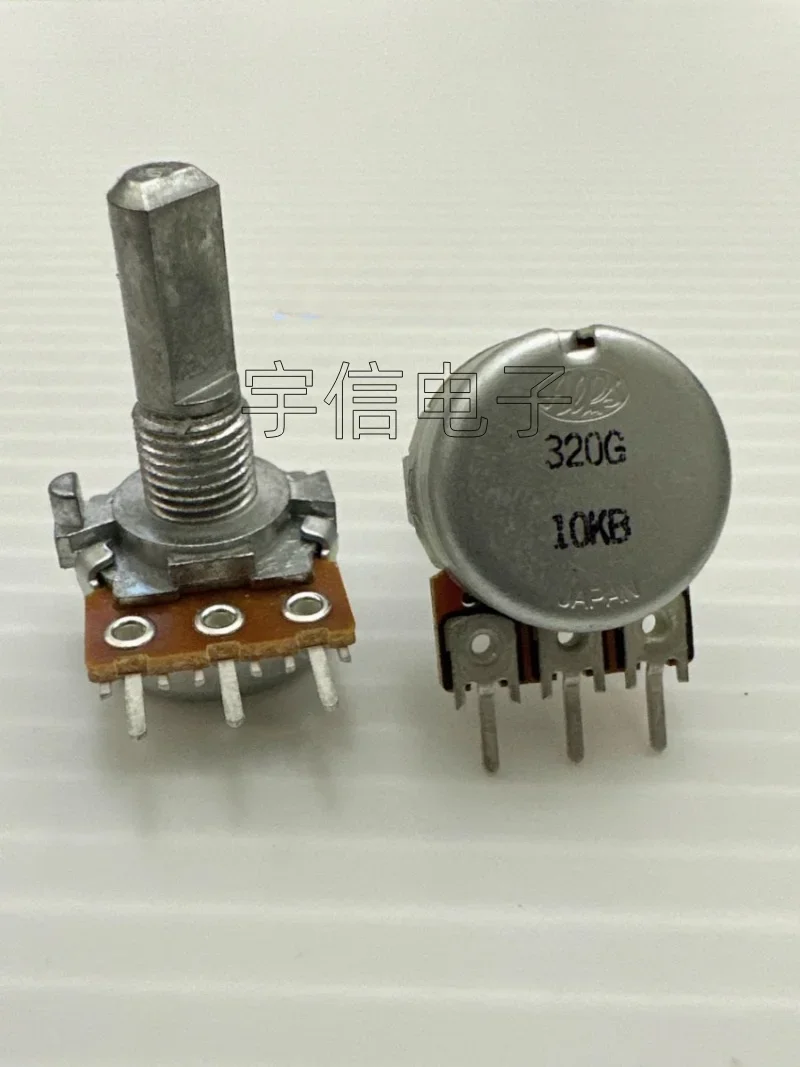 1PCS 16 Type Potentiometer B10K Single Half Shaft 20MM Power Amplifier ...