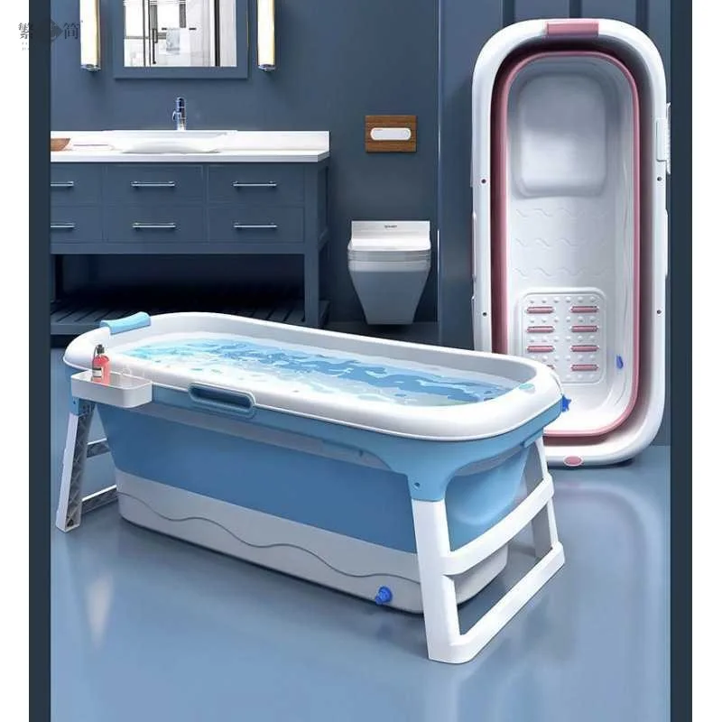 Adult Foldable Bath Bucket: Thickened Material, Large Capacity, Can Sit ...