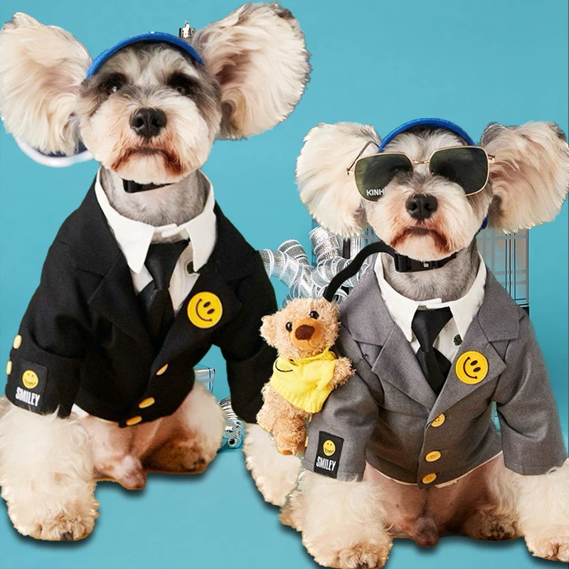 Traje-de-Navidad-para-perros-peque-os-esmoquin-de-caballero-vestido-de ...