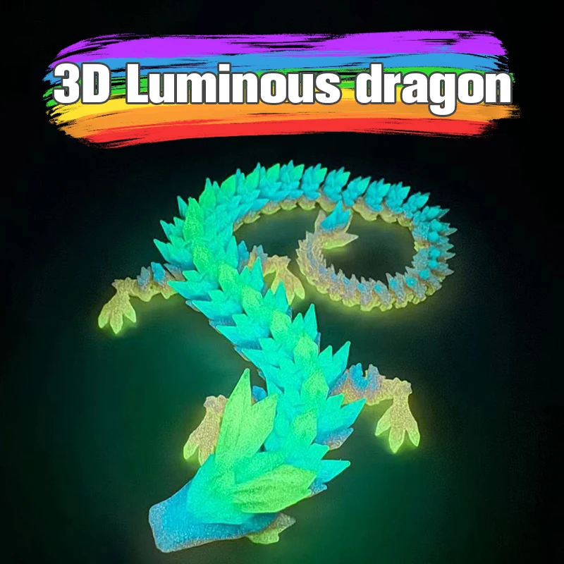 3D-Printing-Crystal-Dragon-Luminous-Dragons-3D-Printed-Figures-Gift-for ...