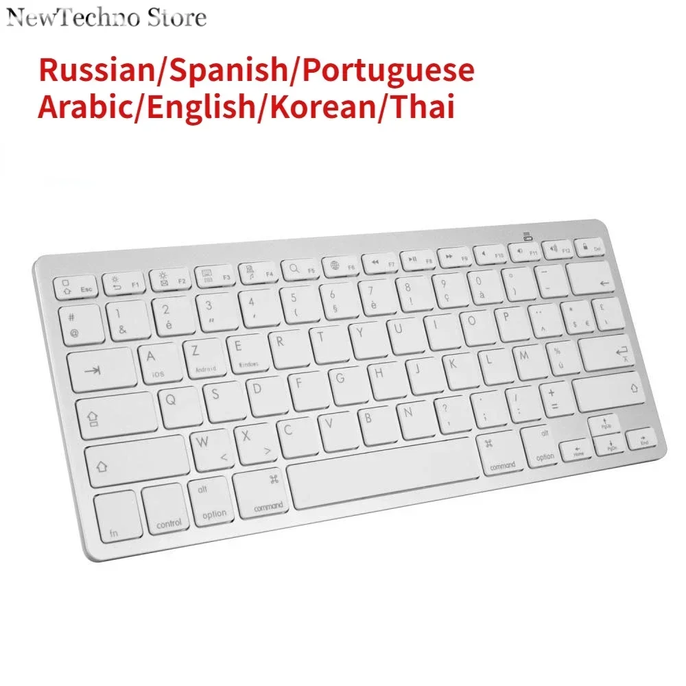 Portable-Wireless-Bluetooth-Keyboard-Spanish-Keyboard-Korean-78-Key-For ...