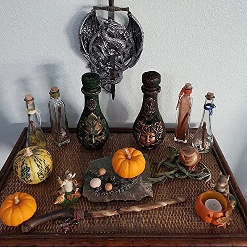 Goth Decor Witchcraft Flask Gothic Home Decor Witch Decor Sculpture ...