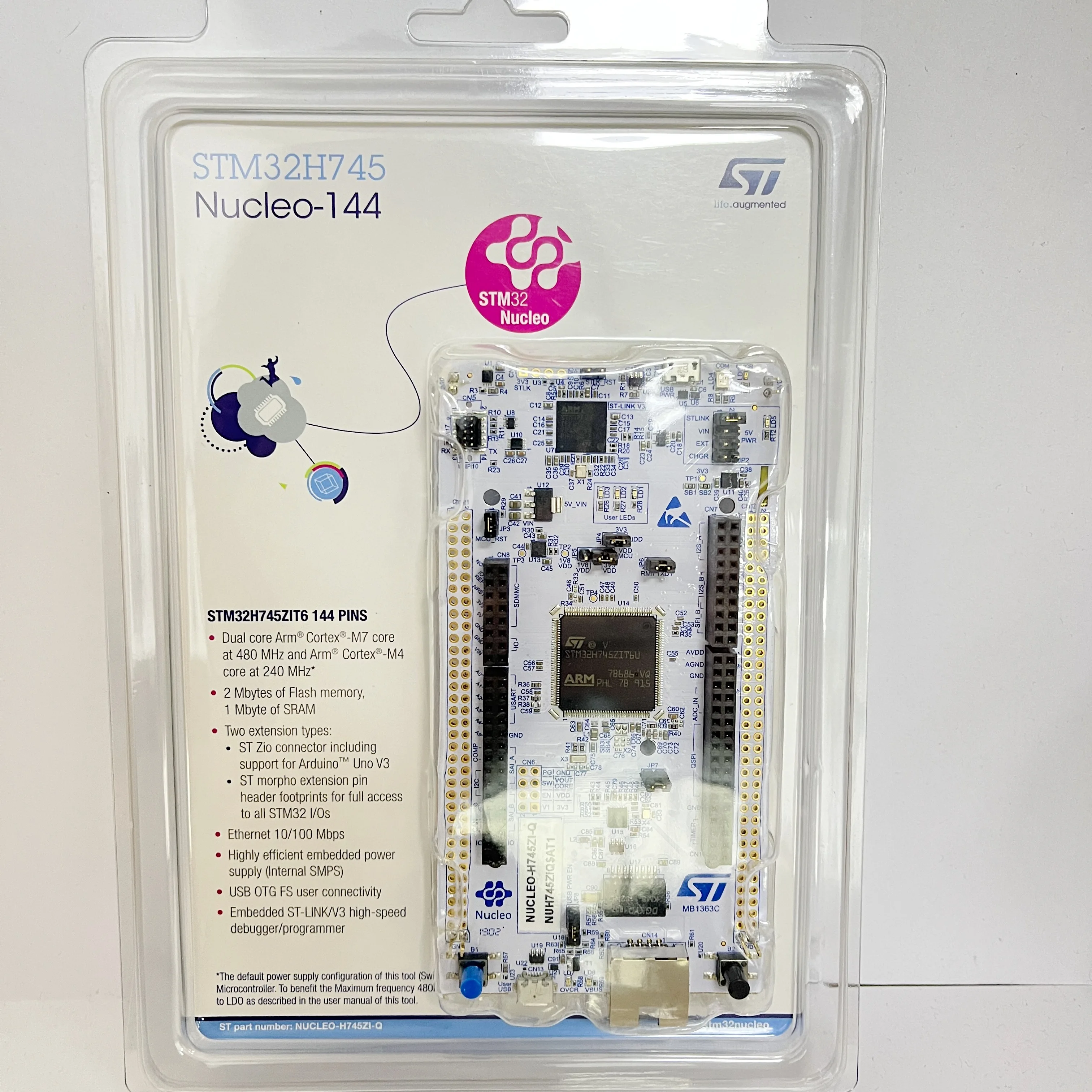 FREESHIPPING-AvadaTech-1PCS-NUCLEO-H745ZI-Q-ARM-STM32-Nucleo-144 ...