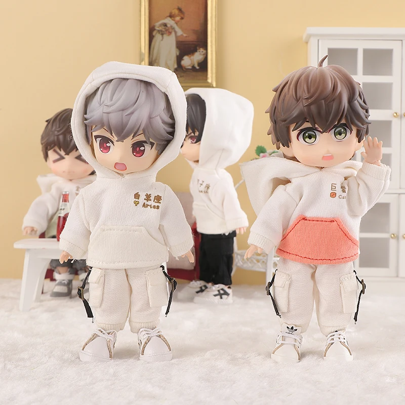 Ob11 Twelve constellations Pattern Doll Clothes Headwear Set For ...