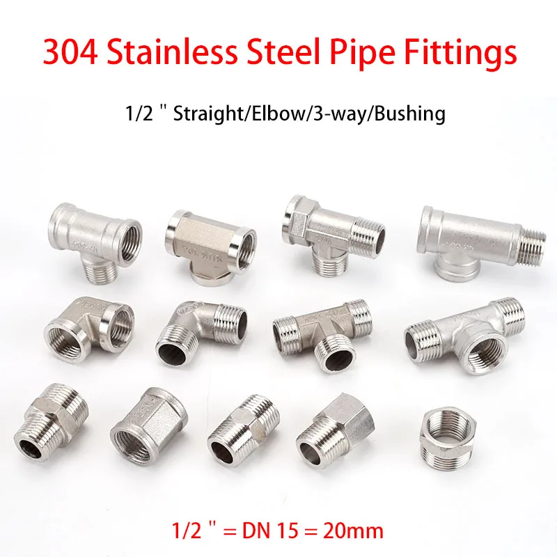 304-Stainless-Steel-Pipe-Fittings-1-2-Male-Female-Home-Straight-Elbow-3-way-4-way.jpg