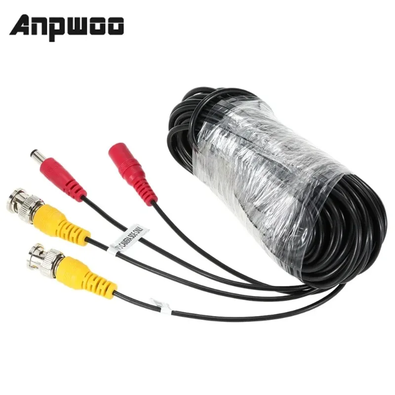 ANPWOO-65ft-20M-CCTV-Cable-BNC-Video-Cable-Power-20M-For-Surveillance ...