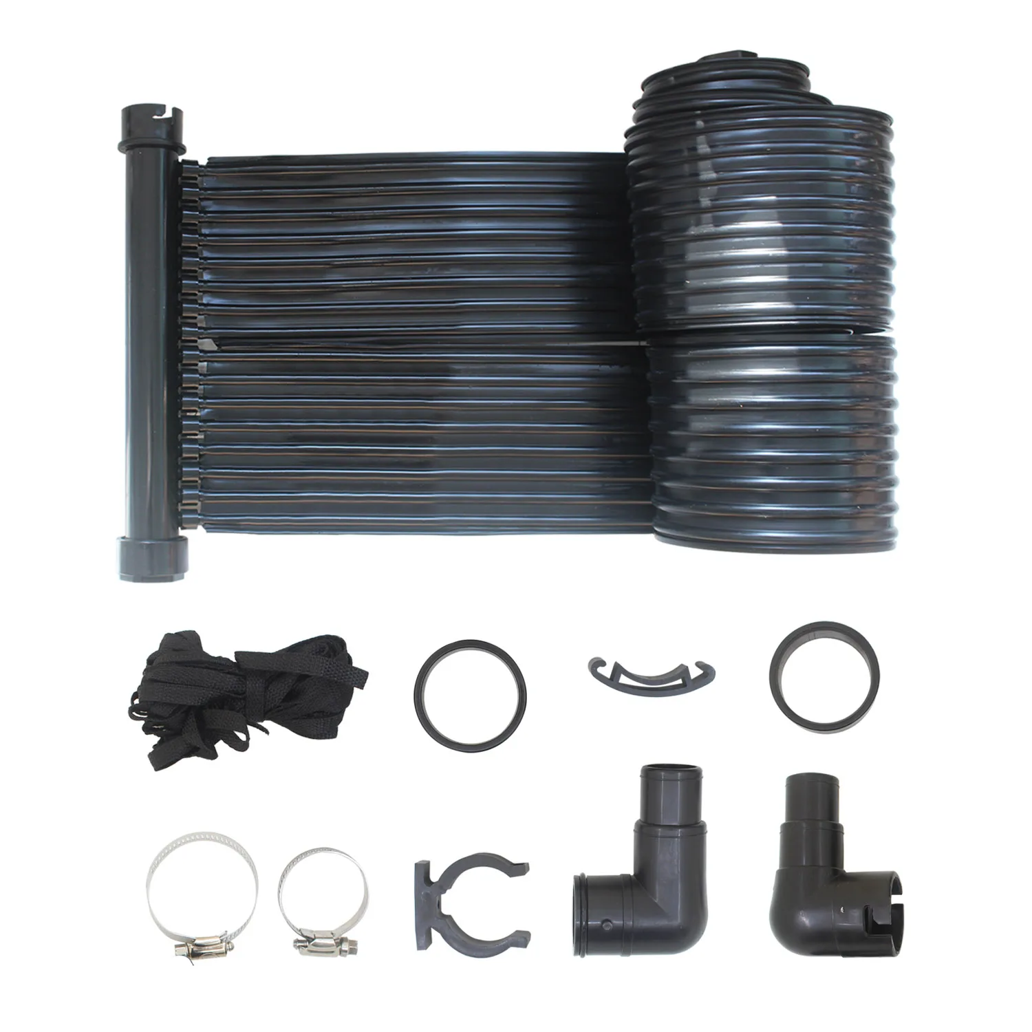 Swimming-pool-solar-hot-water-heater-mat-panel-pool-heater-black-rubber ...