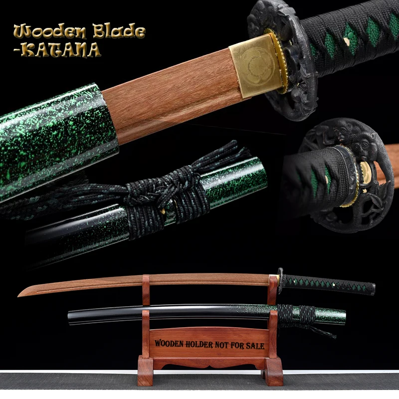 High-Quality-Handed-Wooden-Sword-Japanese-Katana-Iaido-Training-Sword ...
