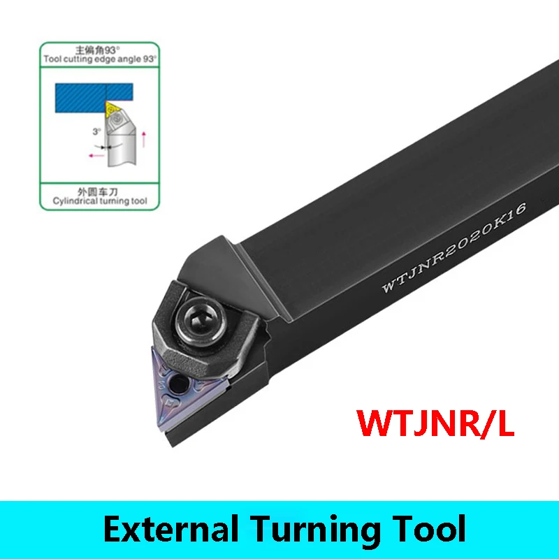LIHAOPING External Triangul Turning Tool Holder WTJNR1616H16 WTJNR2020K16 WTJNR2525M16 ...