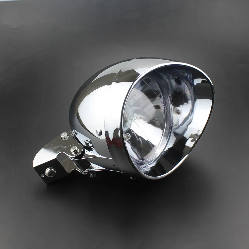 Motorcycle-Universal-Custom-Chrome-Headlight-low-high-beam-Head-lights ...