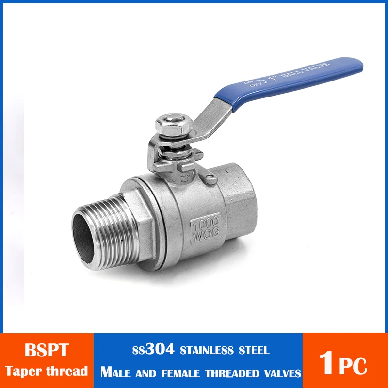Male-TO-female-threaded-ball-valve-304-stainless-steel-2-chip-connected ...