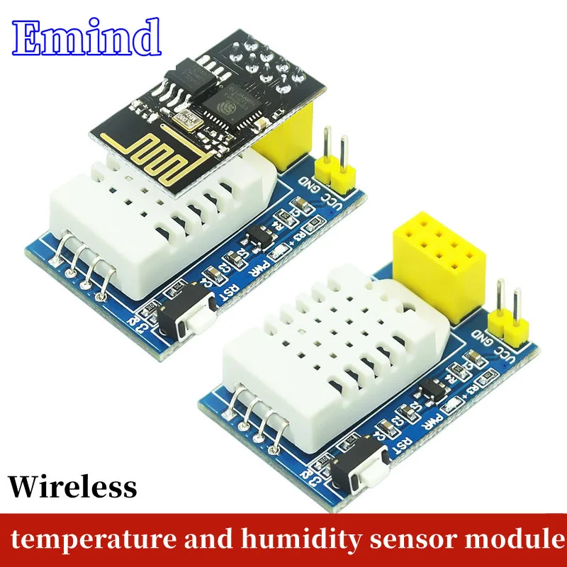 Esp8266 Esp-01s Wifi Interface Am2302 Dht22 Wireless Temperature And Humidity Sensor Module For ...