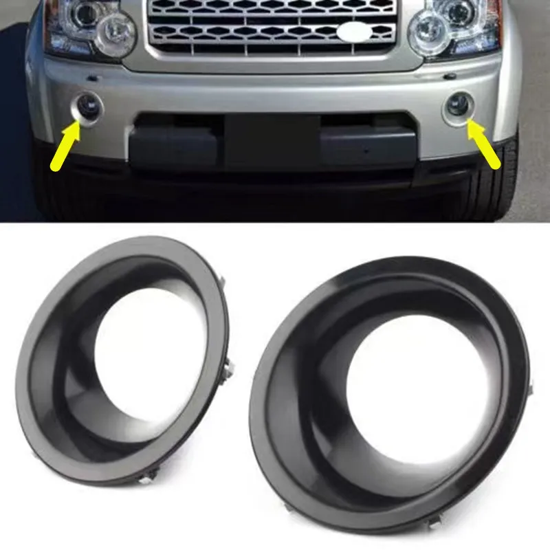 2-Piece-Front-Bumper-Fog-Lamp-Light-Frame-Left-Right-Film-Decoration ...