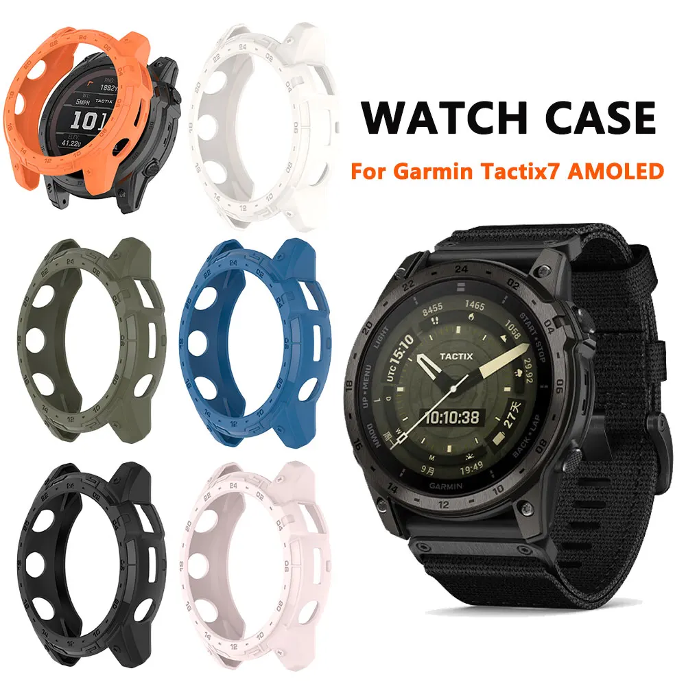 Protector-Shell-Case-For-Garmin-Tactix7-AMOLED-Smart-Watch-Frame ...