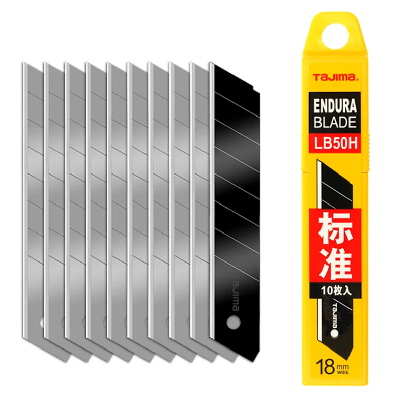 TaJIma LB50H(#1102 0136) Solid Blade 18mm Wide Endura Blade Utility Knife Cutter Standard Spare ...