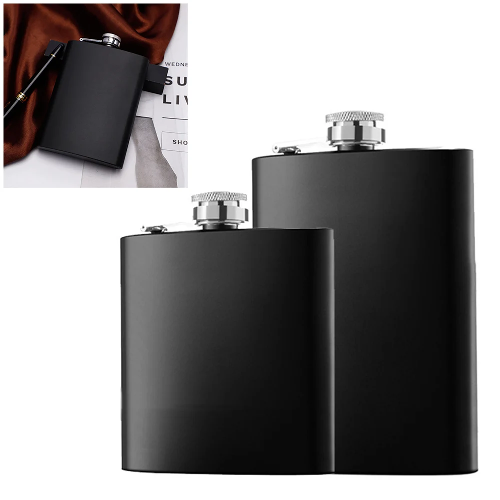 6-12oz-Stainless-Steel-Whiskey-Liquor-Pocket-Wine-Bottle-Pocket-Alcohol ...