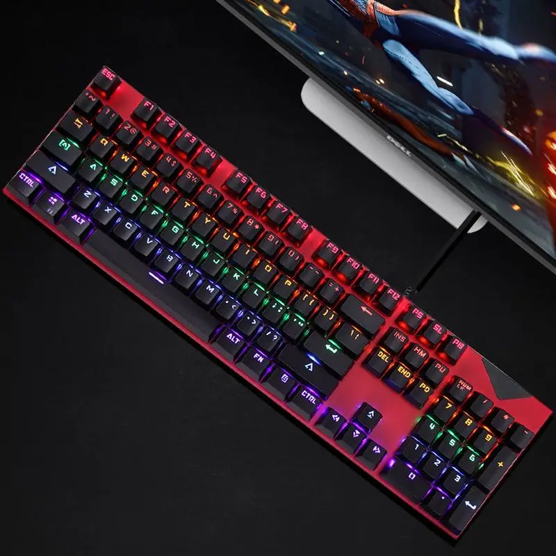 JK310-Game-Wired-Mechanical-Keyboard-Green-Red-Axis-Machine-Transparent ...