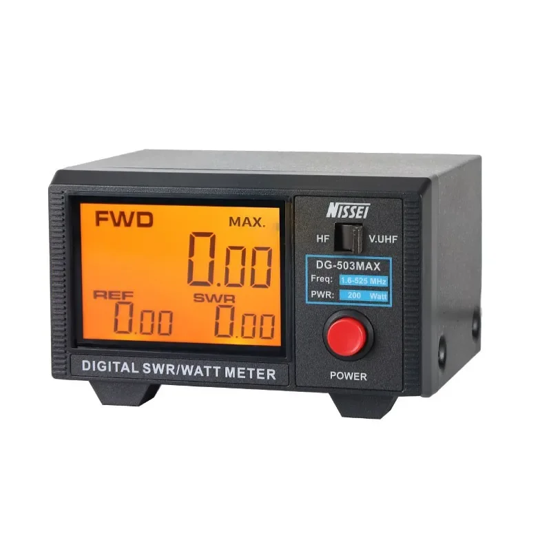 DG-503MAX Digital SWR Meter CW/FM/SSB/AM/DMR SWR Watt Meter HF/VHF/UHF ...