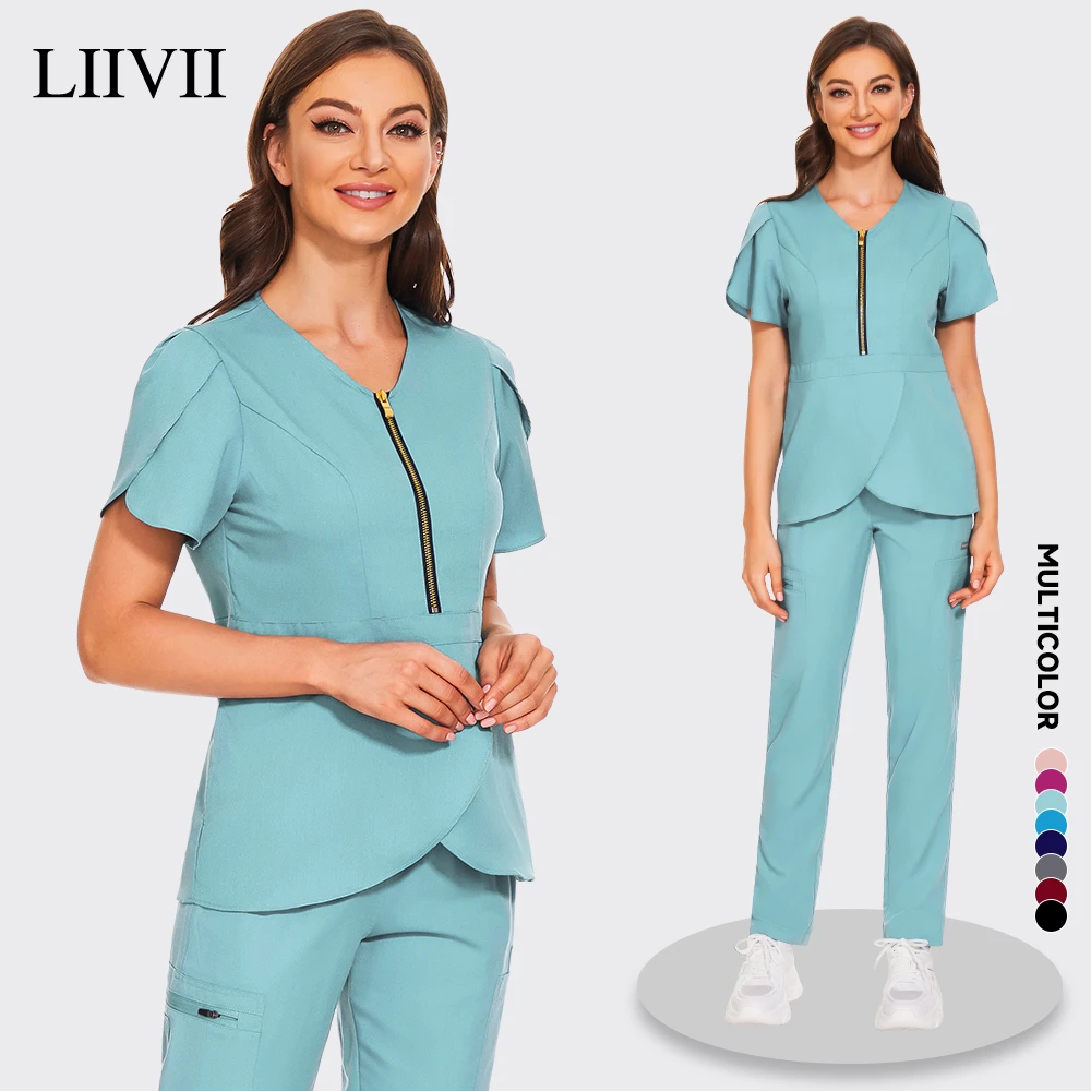 Beauty Salon Clothes Scrubs Clothes | Pet Grooming Institutions Sets ...
