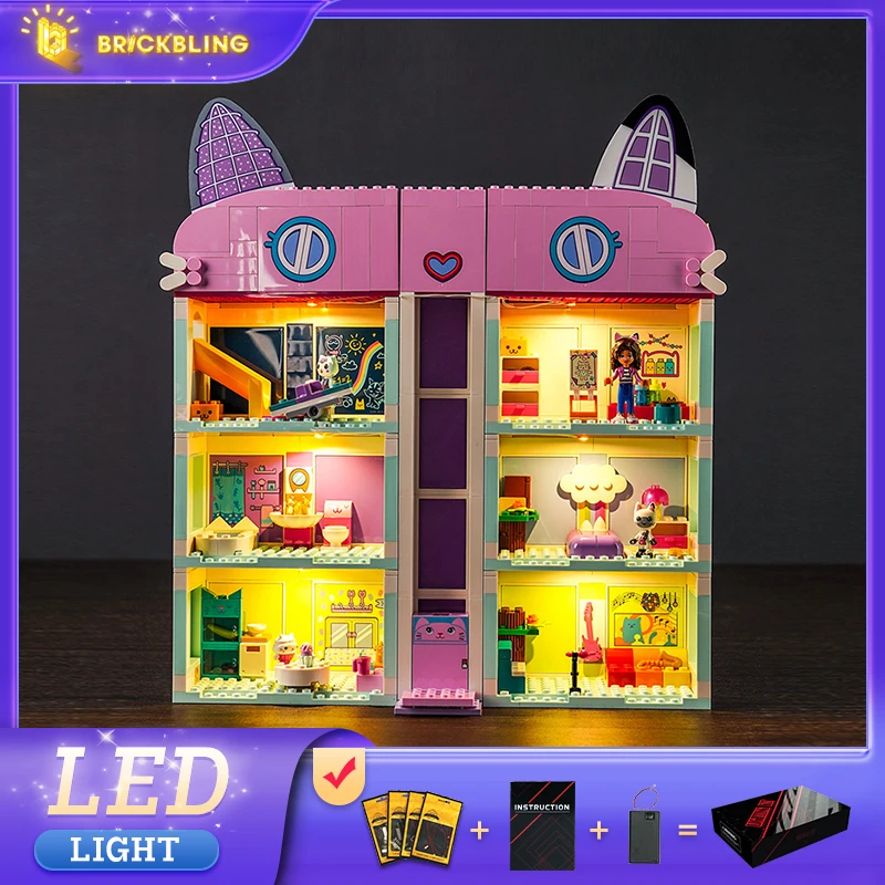 Brick-Bling-LED-Light-10788-Set-is-suitable-for-Gabby-s-Dollhouse ...