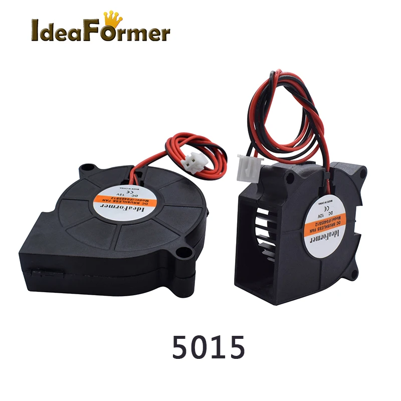 5015-Blower-Fan-12V-24V-Cooling-Fan-Turbo-Oil-Bearing-With-2Pin-XH2-54 ...