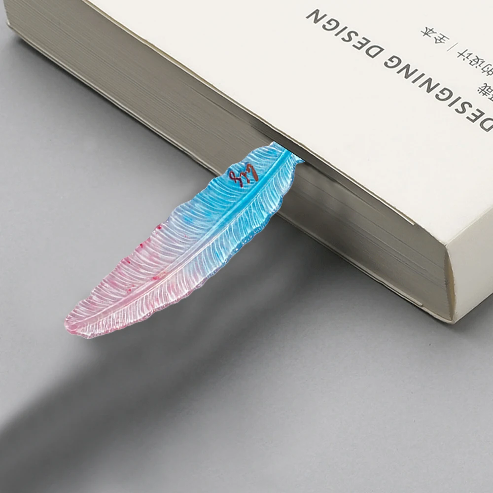 1Pc-Creative-Feather-Silicone-Bookmark-Mold-DIY-Making-Epoxy-UV-Resin ...