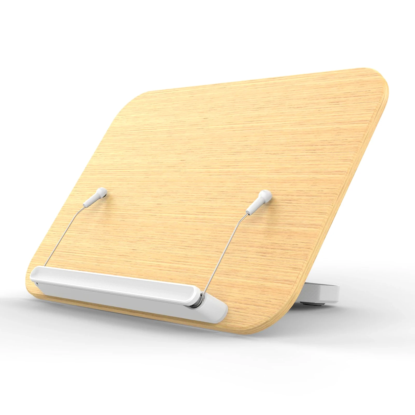 Desktop-Book-Stand-for-Reading-with-Wooden-Panel-Rolling-Ball-Page ...
