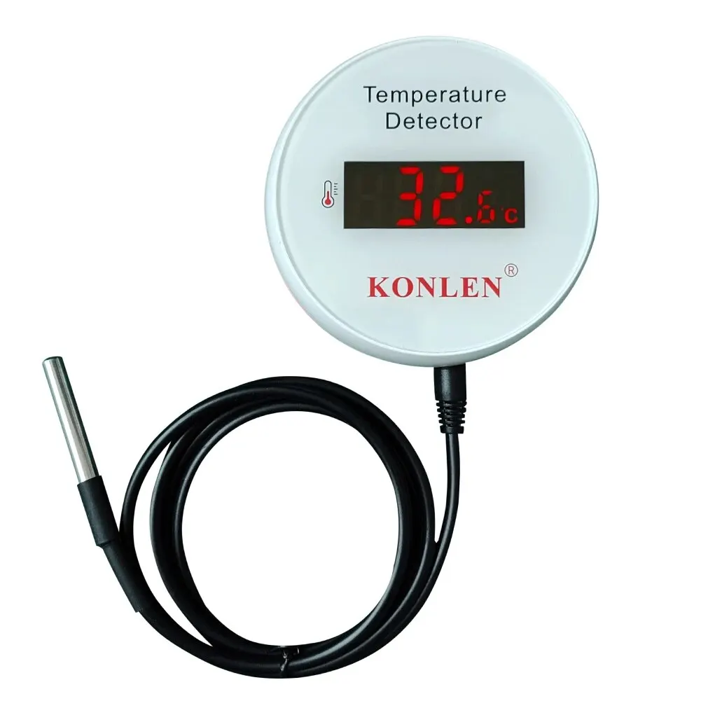 KONLEN-Tuya-Wifi-Temperature-Sensor-3m-Probe-Wire-Digital-Thermometer ...