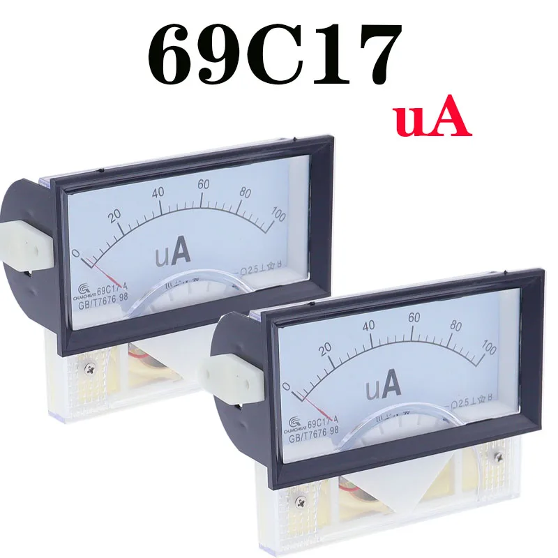 69C17-Pointer-Microammeter-50uA-100UA-200UA-300UA-500UAwith-Shunt ...