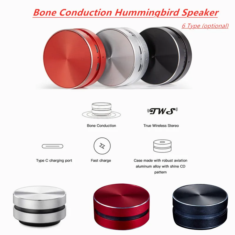 6-Style-Mini-Bluetooth-Humbird-Bone-Conducting-Speaker-Sound-Box-Bone ...
