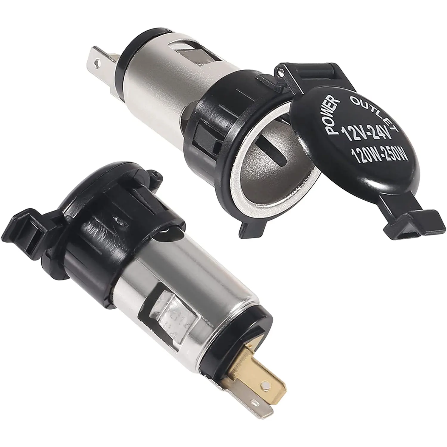 Auto 12v Cigarette Lighter Socket Power Plug Outlet Parts Replacement ...