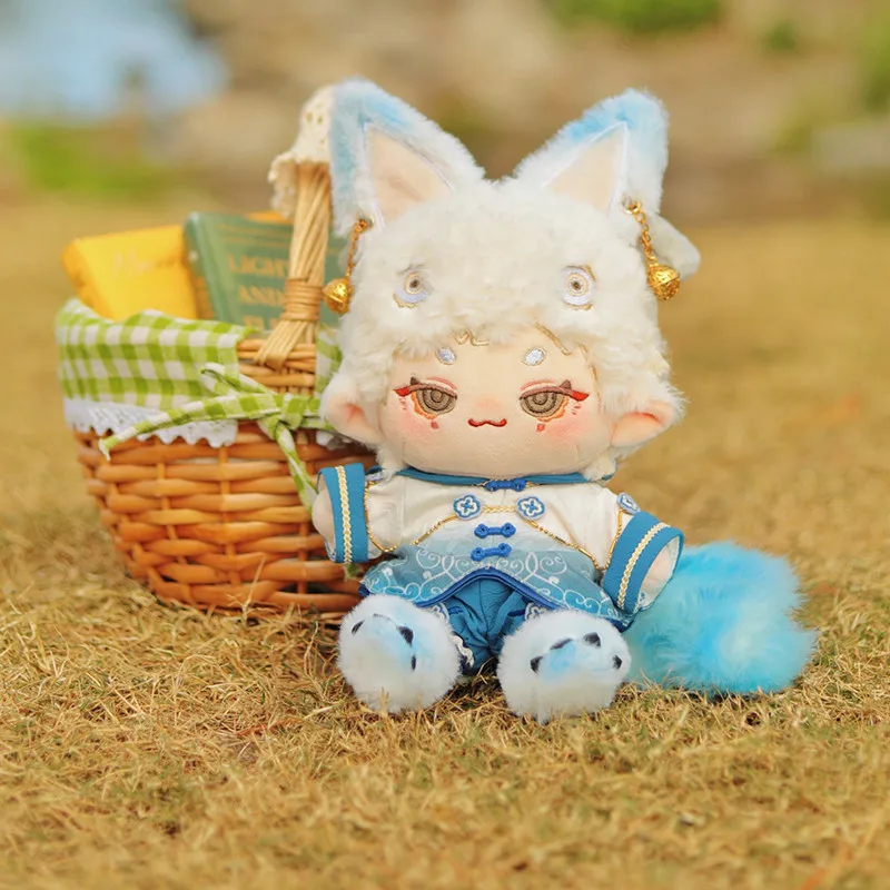 귀여운 DIY 없음 속성 이상한 과학자 Xiaoding 독특한 20cm 봉제 인형 몸 Kawaii 면화 Plushie 팬 ...