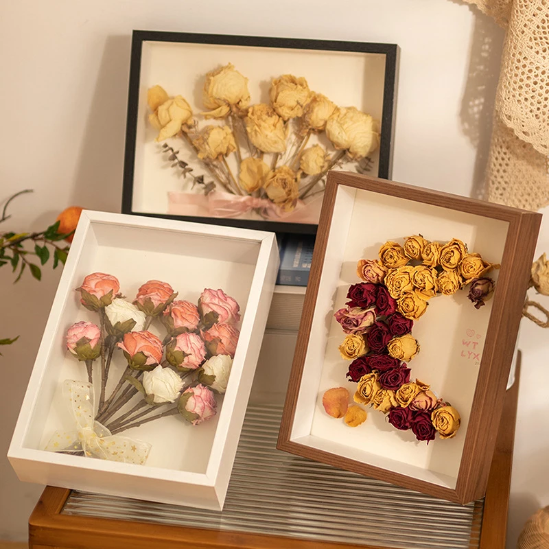 3D Photo Frame Hollow 3cm 5cm Dried Flower Specimen Holder Handmade DIY ...