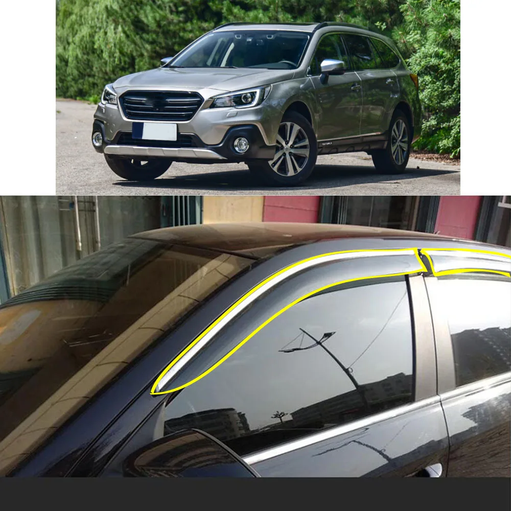 Car-Body-Styling-Sticker-Plastic-Window-Glass-Wind-Visor-Rain-Sun-Guard ...