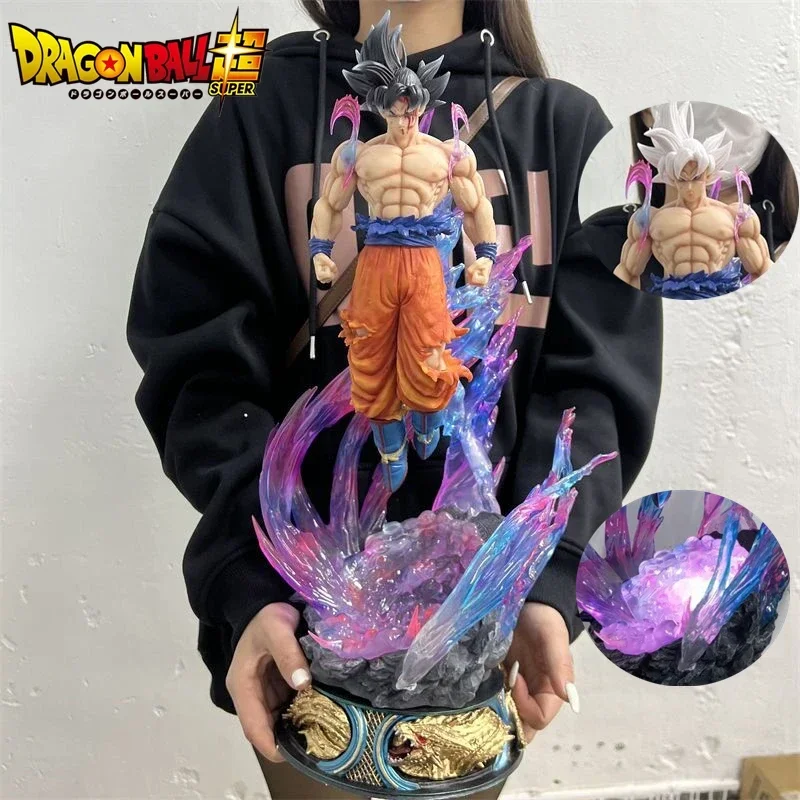 52cm-Dragon-BallSuper-Son-Goku-Gk-Figure-With-Led-Light-3-Heads-Ultra ...
