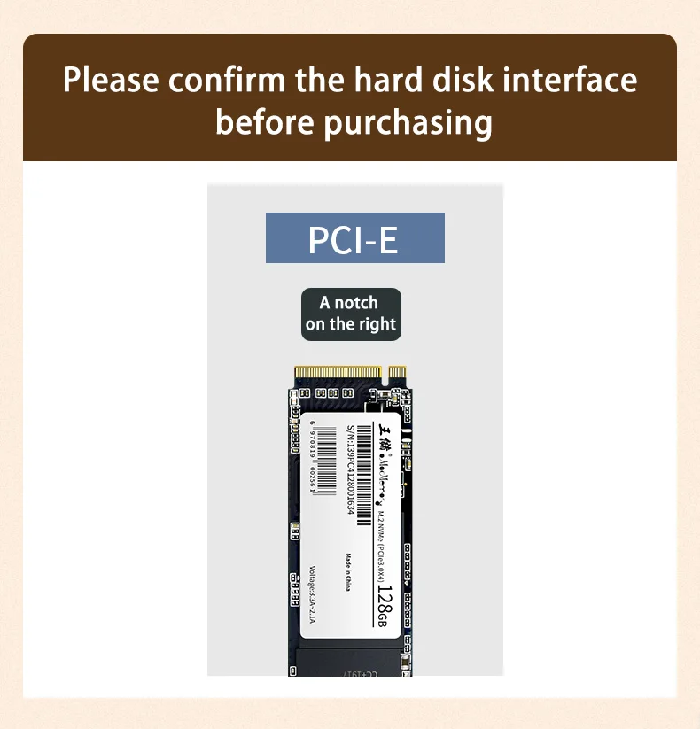 Cas SSD - boîtier pour disque dur M.2 Gen2 NVMe, 10Gbps, pour SSD ...