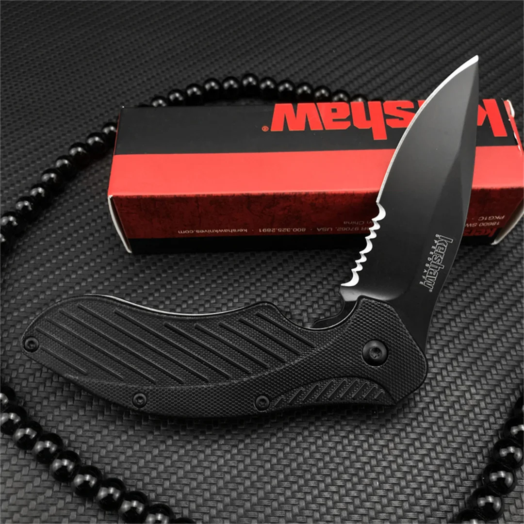 3-Kershaw-1605-Clash-Flipper-Knife-Serrated-Blade-Hunting-Camping ...