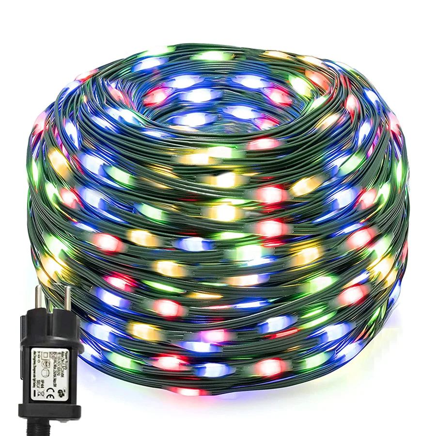 24V Waterproof LED Green Cable String Lights Outdoor 10/20/50/100M ...