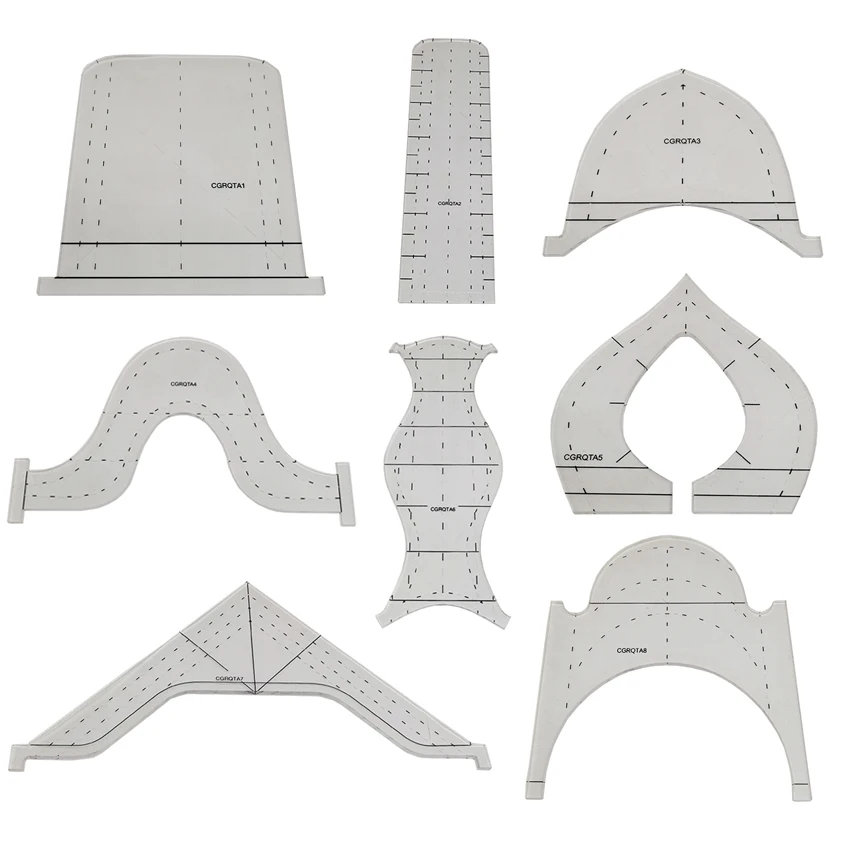 Free Motion Quilting Rulers Domestic Machines - 1pcs Quilting Sewing ...