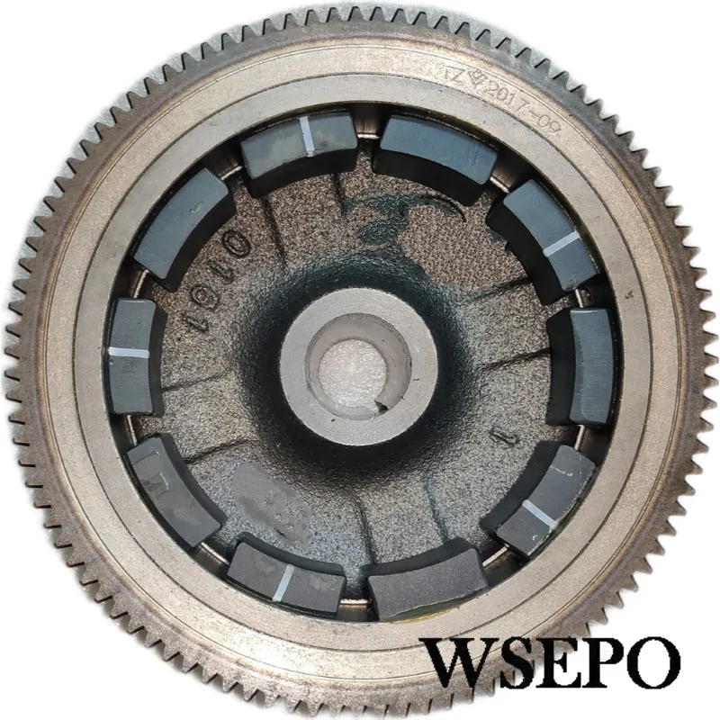 10-Pole-Magnets-Electric-Start-Flywheel-W-Gear-Fits-182F-188F-190F ...