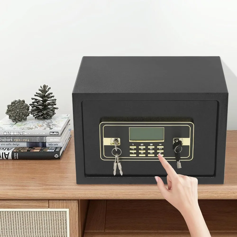 Electronic Safe Security Cabinet 22L with Double Locking & Alarm ...