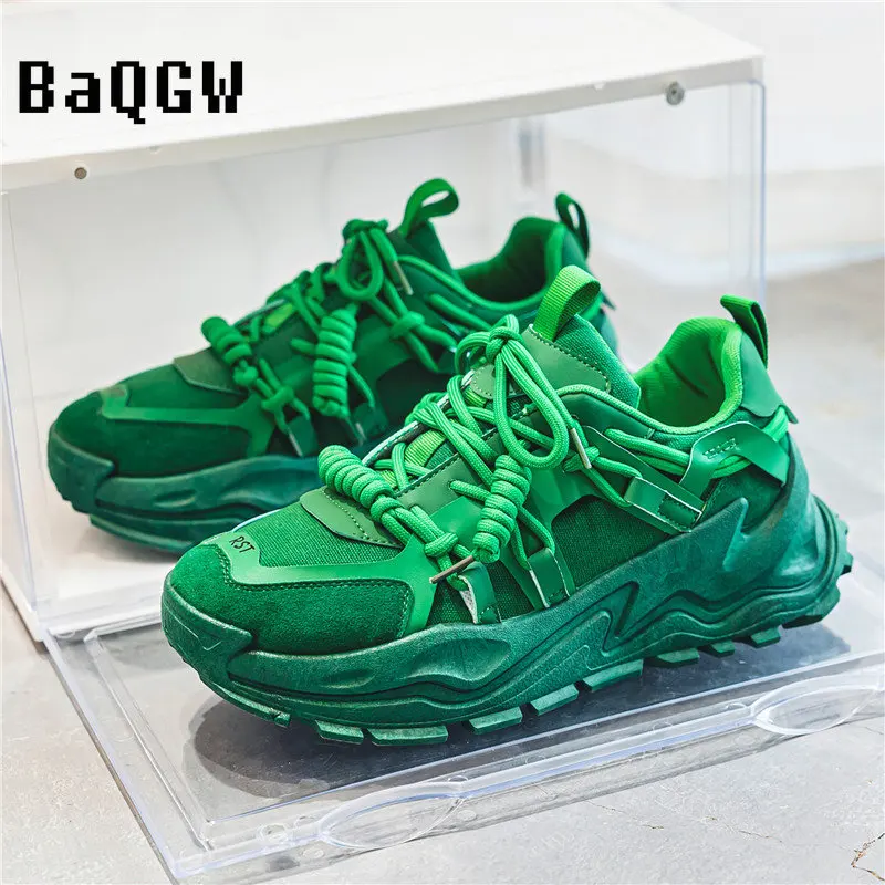 Designer-Green-Mens-Fashion-Sneakers-Sports-Running-Shoes-Streetwear ...