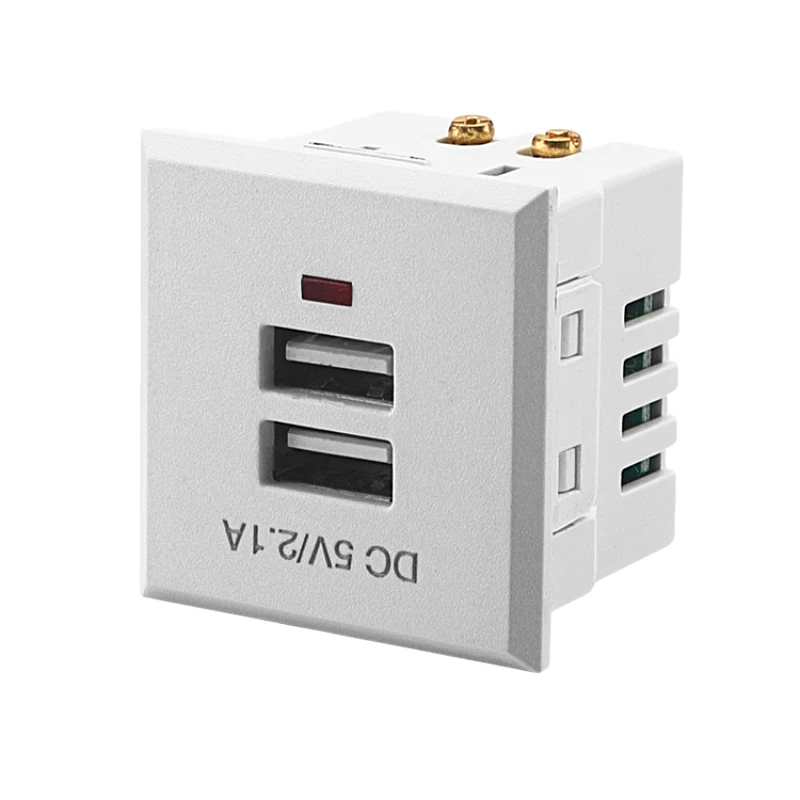 Home-Plug-Wire-Expansion-Dual-USB-Wall-Socket-Charger-AC-DC-Power ...