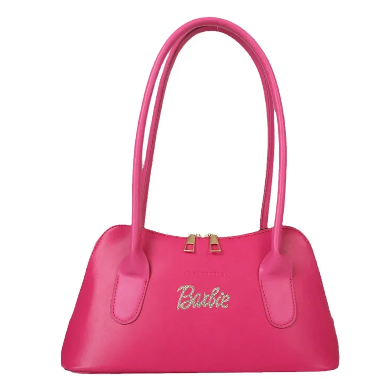 Barbie-Shoulder-Underarm-Bags-High-Capacity-Pu-Anime-Kawaii-All-match ...